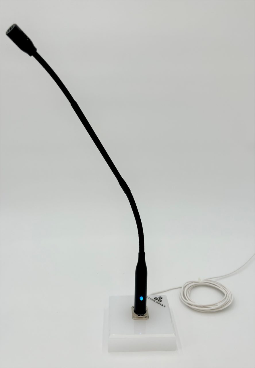 Microfono professionale a stilo, doppio snodo cardioide - Fulgor Service